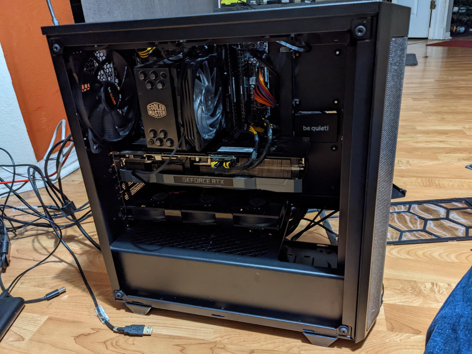 be quiet! Pure Base 500DX Case for 3090 - Sometimes I Play Games